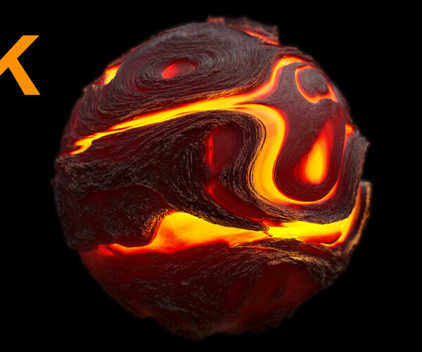 ArtStation - Lava Material 7 | Game Assets