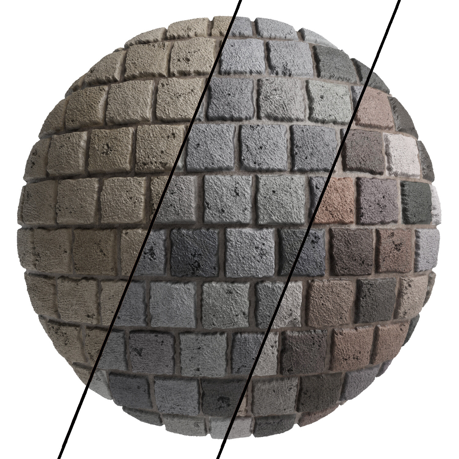 ArtStation - Stone Walls Collection VOL.01- 43 Materials By PBR Texture ...