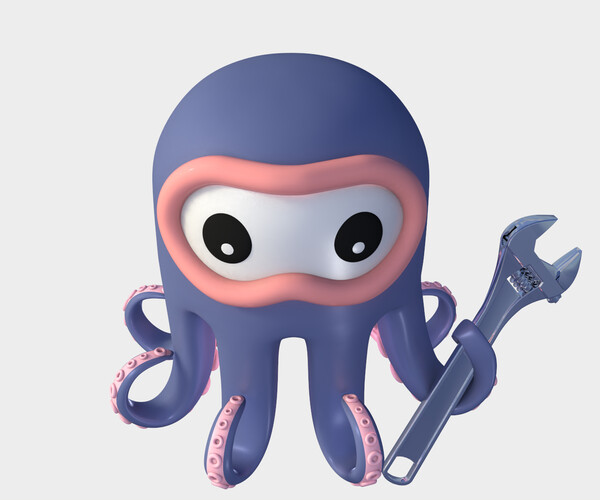 ArtStation - Cartoon Octopus | Game Assets