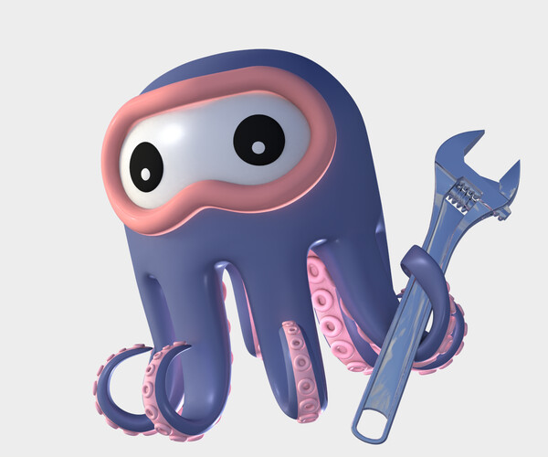 ArtStation - Cartoon Octopus | Game Assets