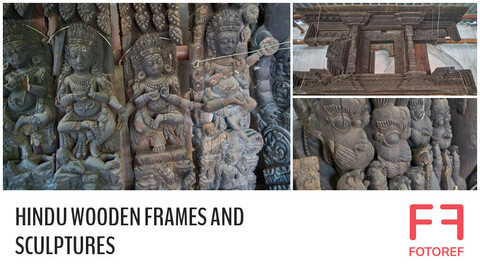 ArtStation - 137 photos of Hindu Wooden Frames and Sculptures | Resources