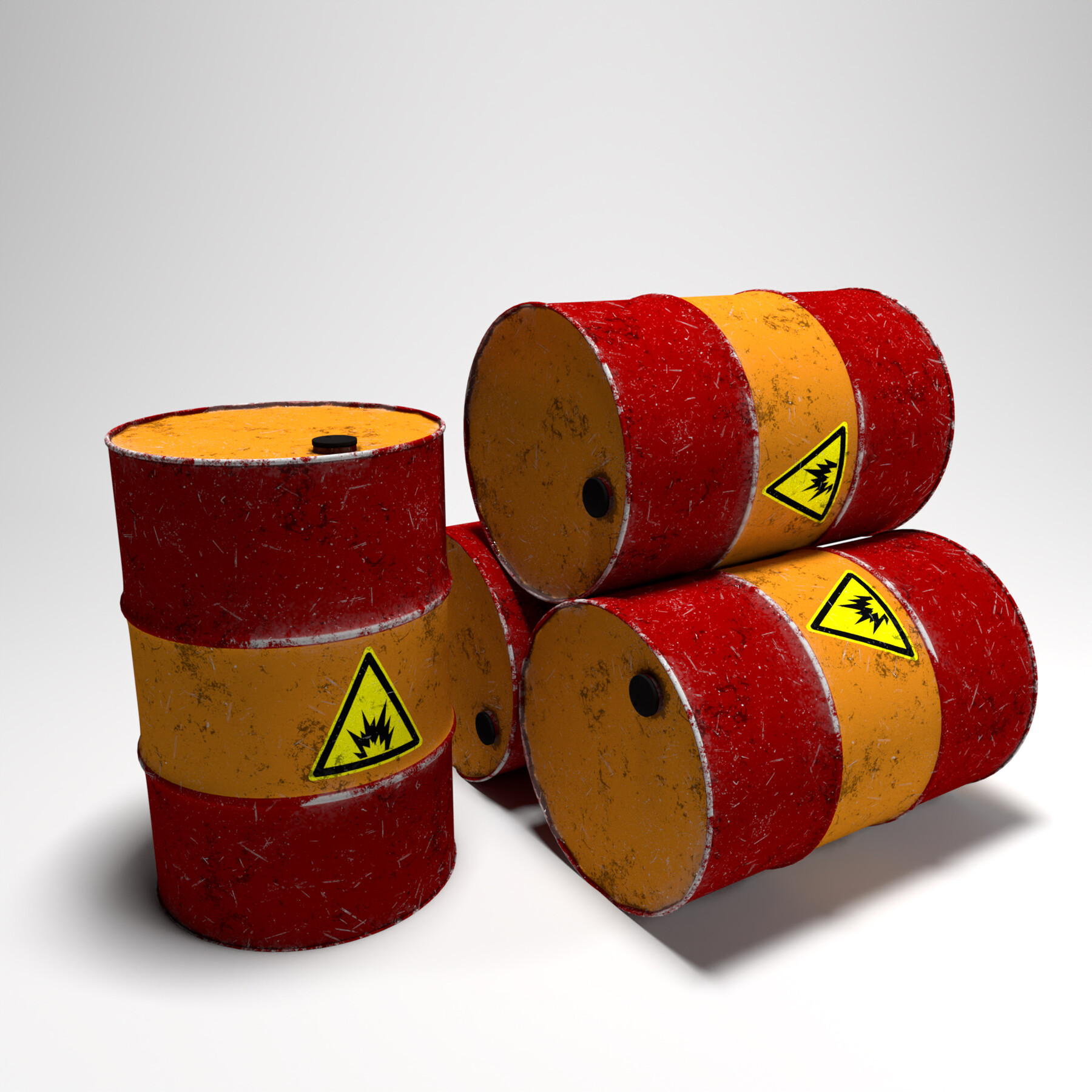 ArtStation - Full Barrels Collection | Game Assets