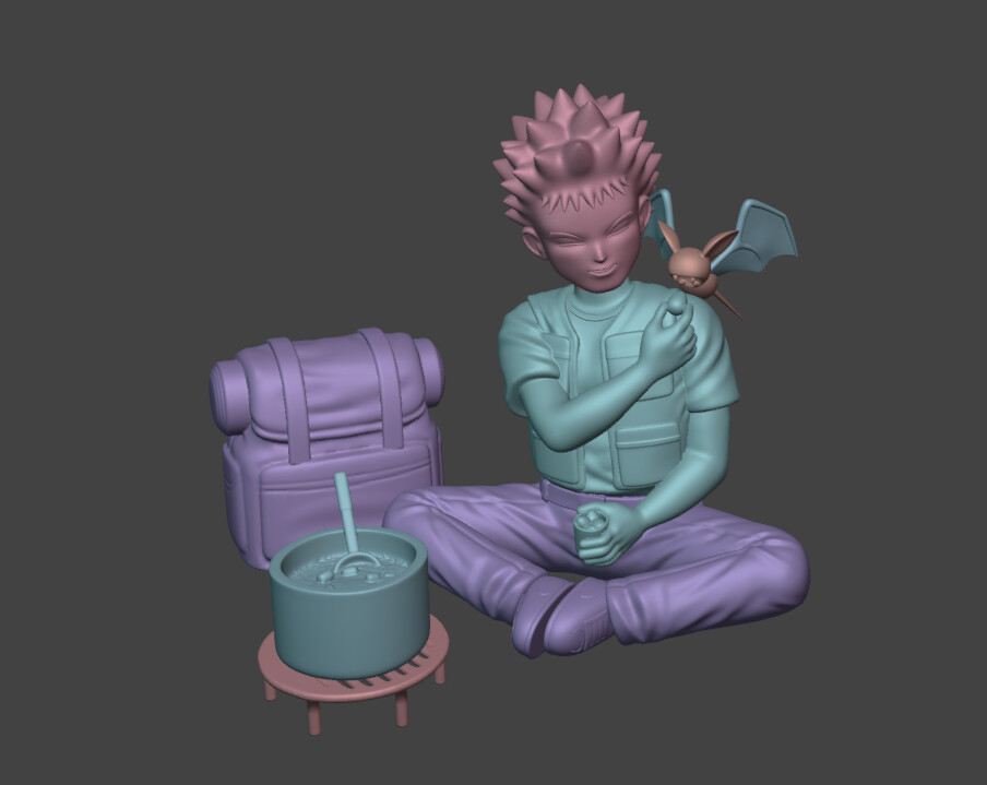 ArtStation - Brock cooking - Pokemon - 3D PRINT | Resources