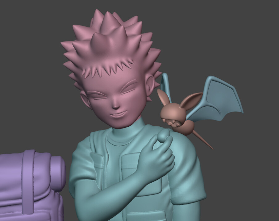 ArtStation - Brock cooking - Pokemon - 3D PRINT | Resources
