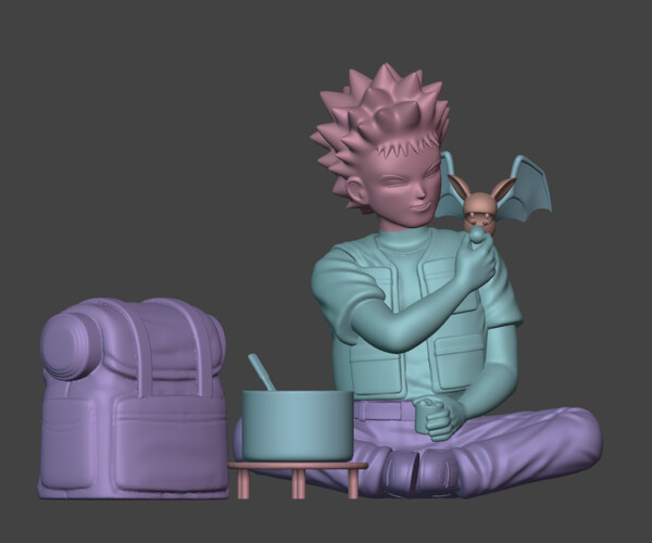 ArtStation - Brock cooking - Pokemon - 3D PRINT | Resources