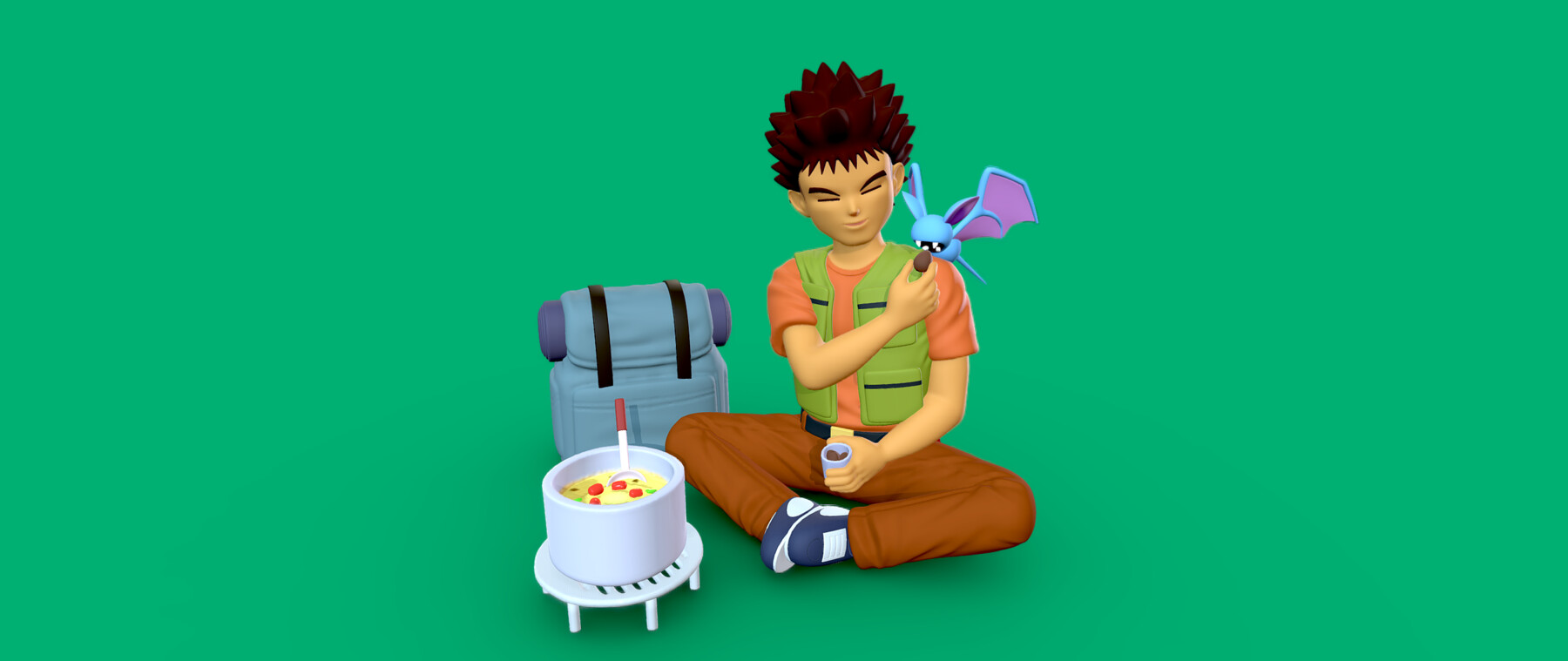 ArtStation - Brock cooking - Pokemon - 3D PRINT | Resources