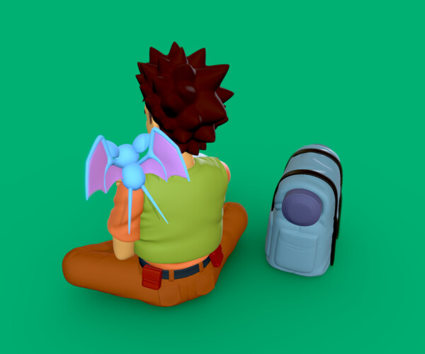 ArtStation - Brock cooking - Pokemon - 3D PRINT | Resources