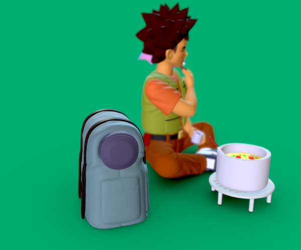 ArtStation - Brock cooking - Pokemon - 3D PRINT | Resources