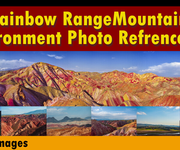 ArtStation - Rainbow Range Mountains Photo Reference (Vol.1) | Resources