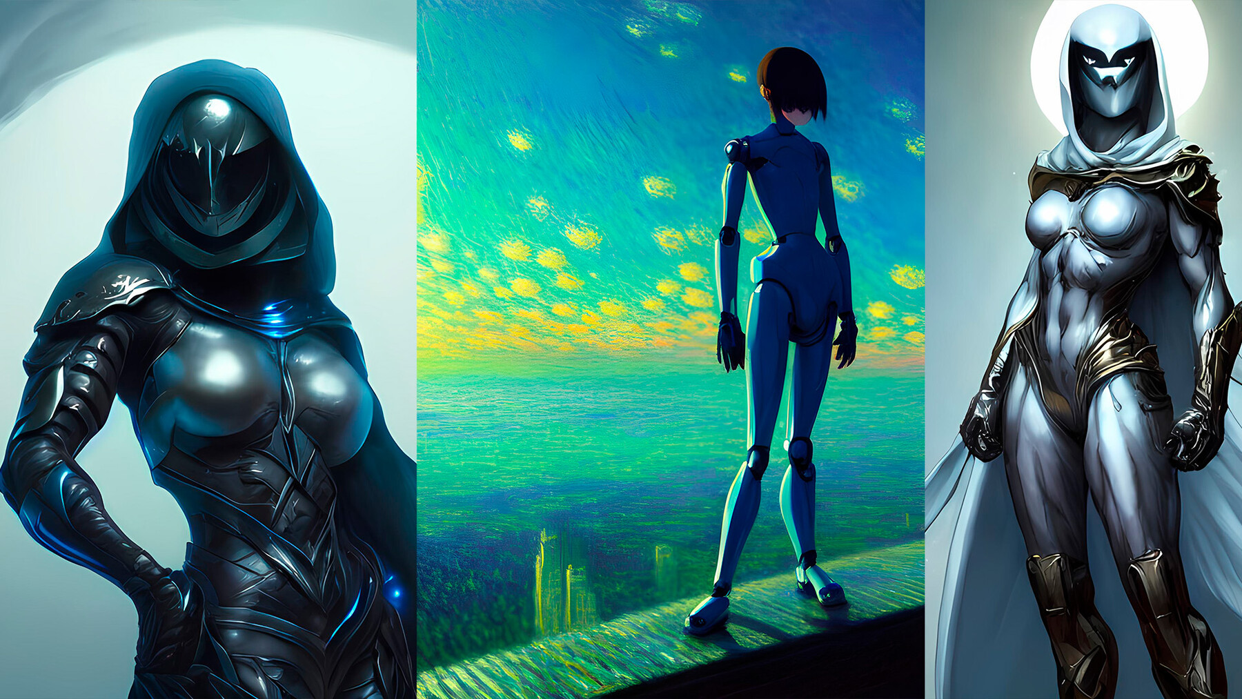 ArtStation - Pack of 14 cyborg characters | Artworks