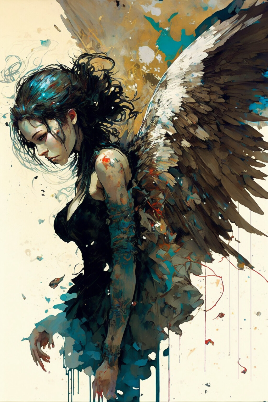 ArtStation - Ange déchu | Artworks