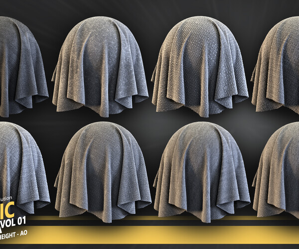 ArtStation - 30 Fabric Alpha - VOL 01 | Brushes