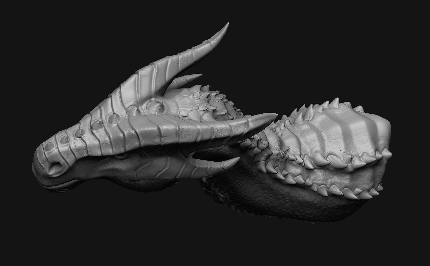 ArtStation - Dragon Head Pack | Game Assets