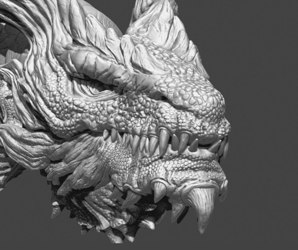 ArtStation - Dragon Head Pack | Game Assets
