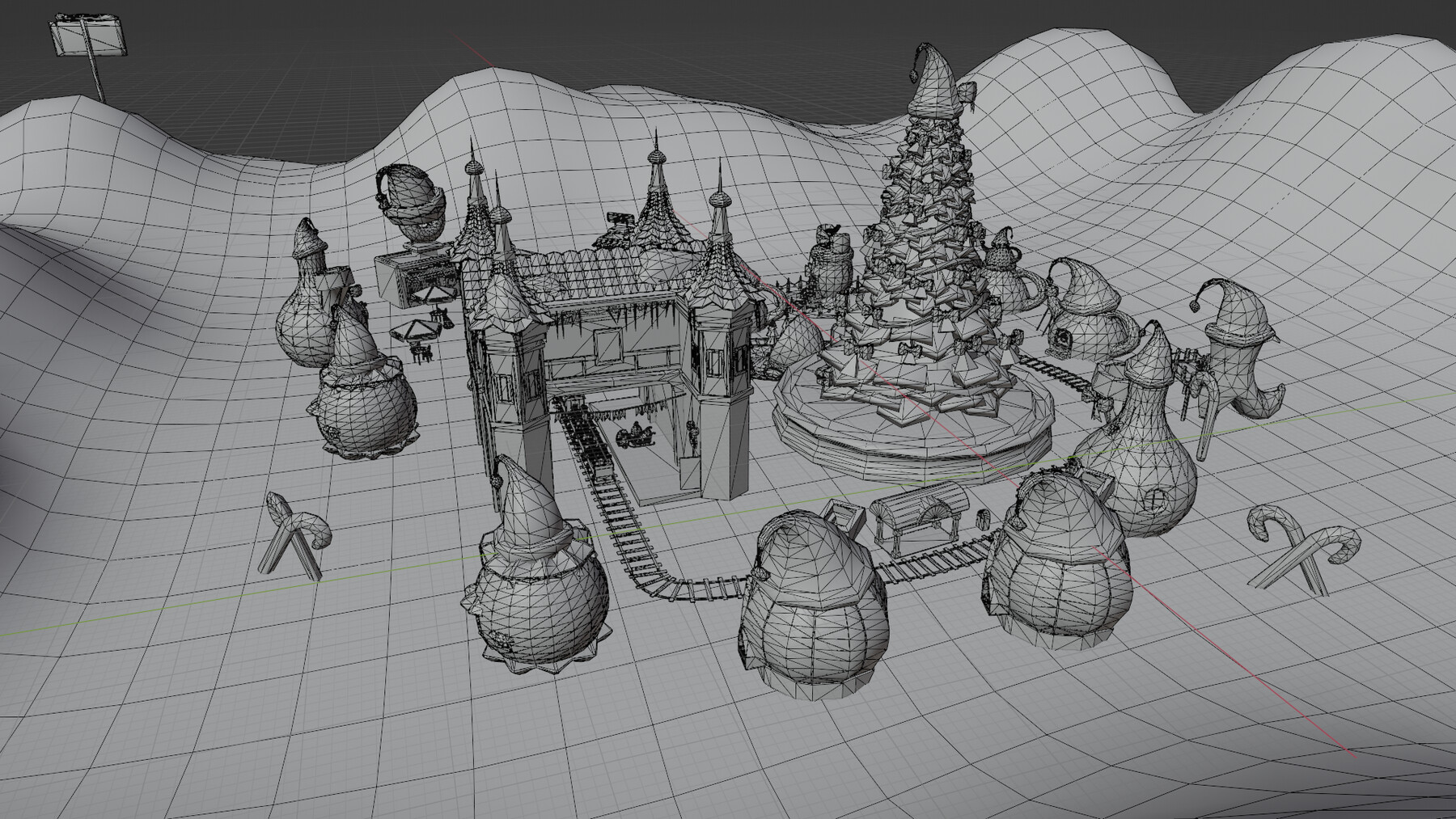 ArtStation - Christmas Environment Package | Game Assets