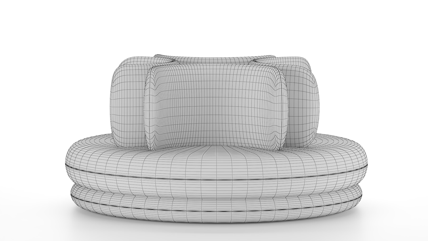 ArtStation - Leather Easy Sofa Pouf | Resources
