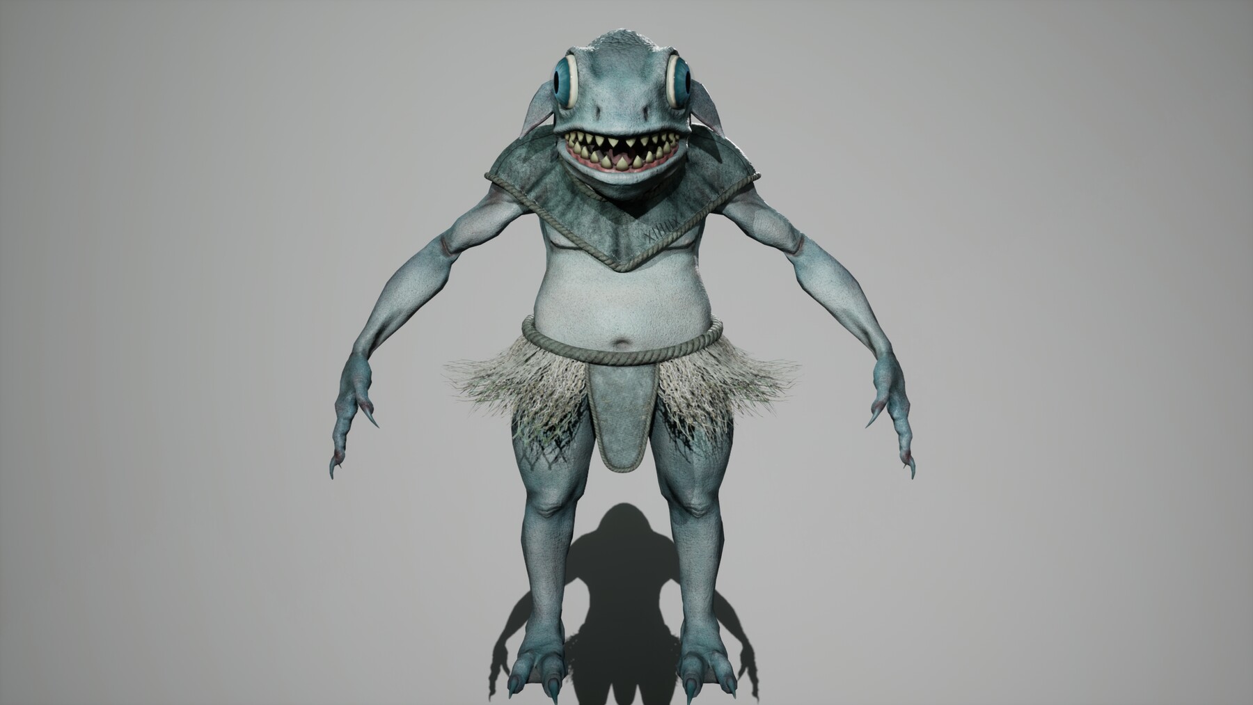 ArtStation - Gecko warrior | Game Assets