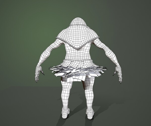 ArtStation - Gecko warrior | Game Assets