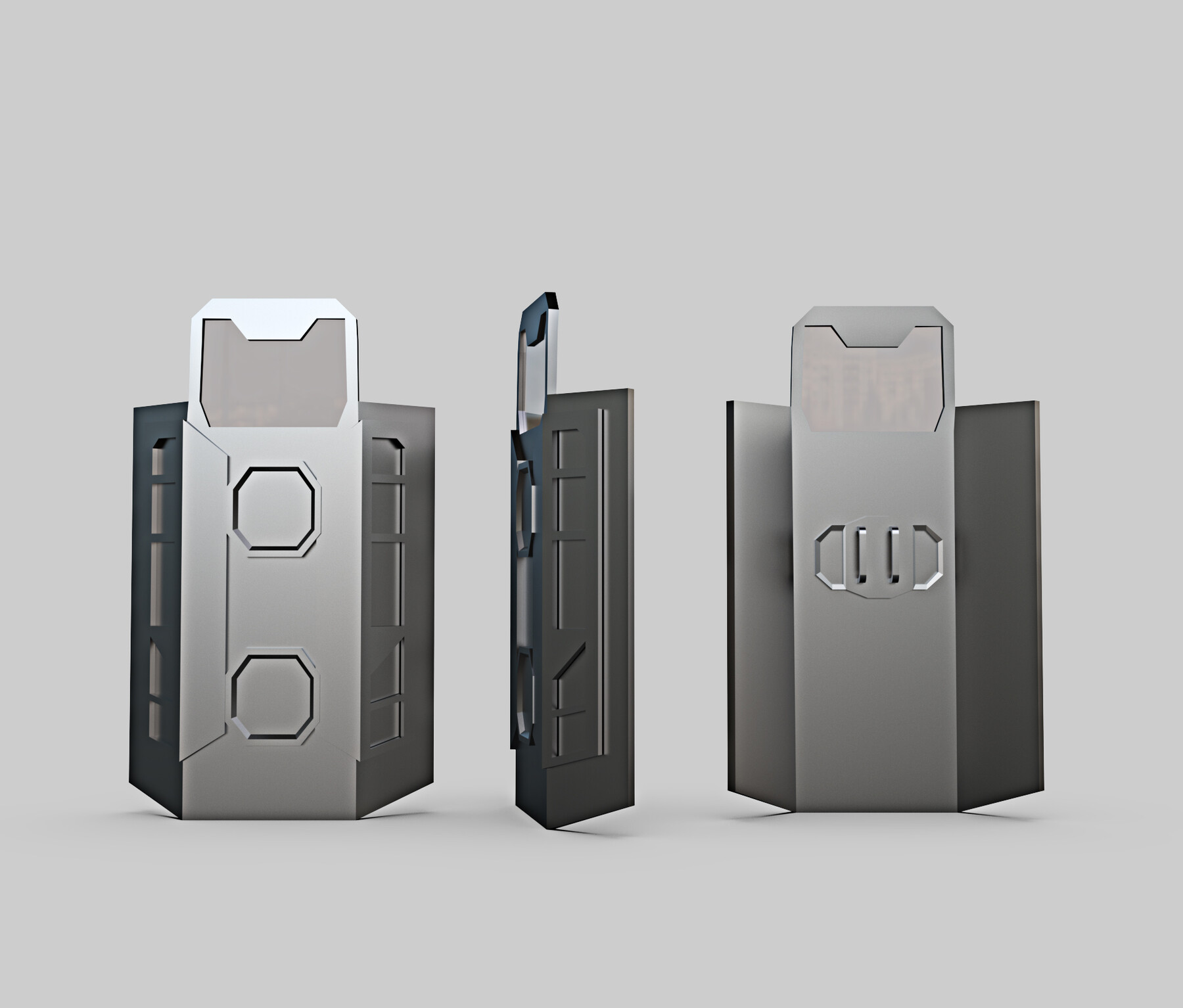 ArtStation - Sci-Fi Shield Base Mesh | Resources