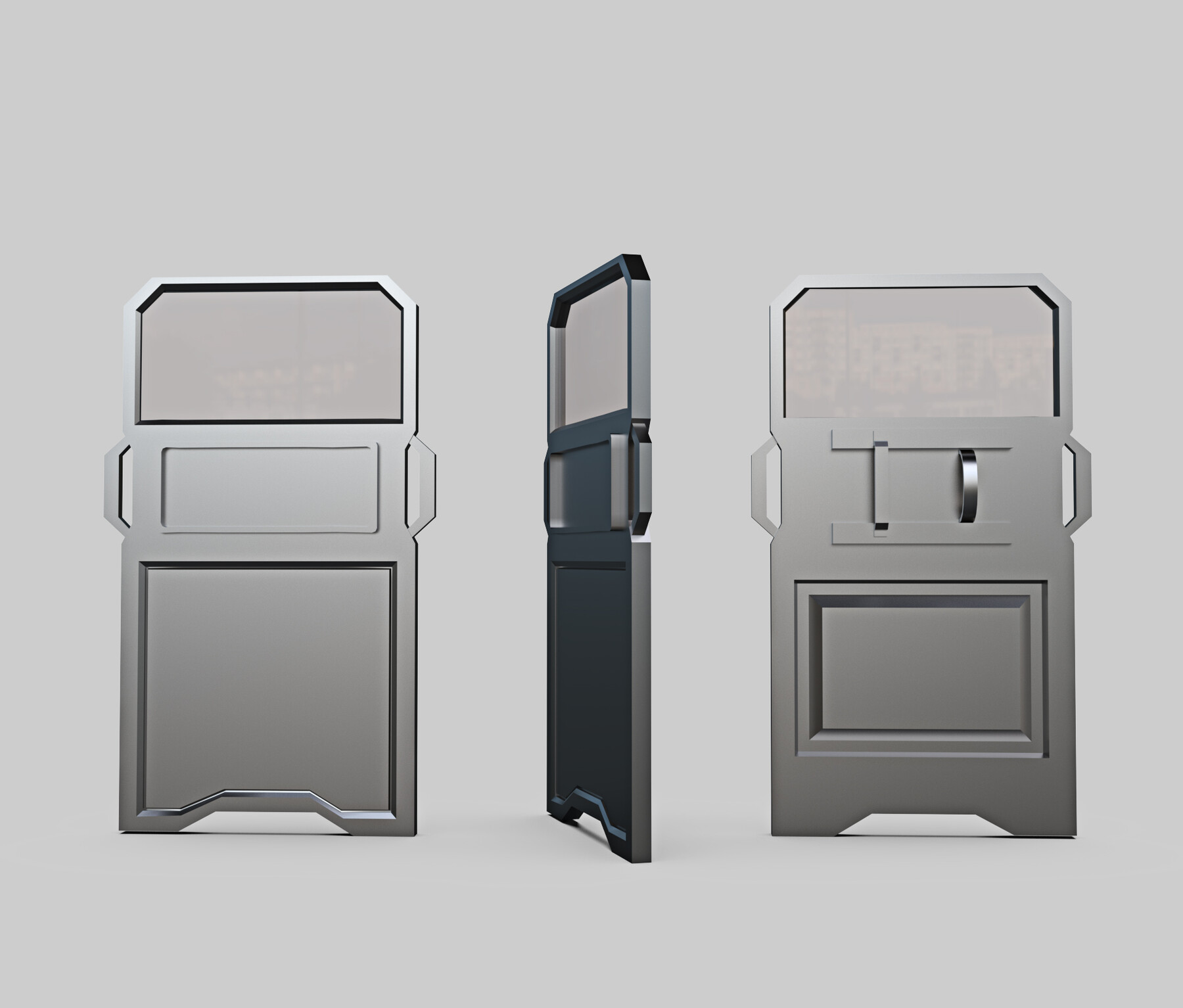 ArtStation - Sci-Fi Shield Base Mesh | Resources