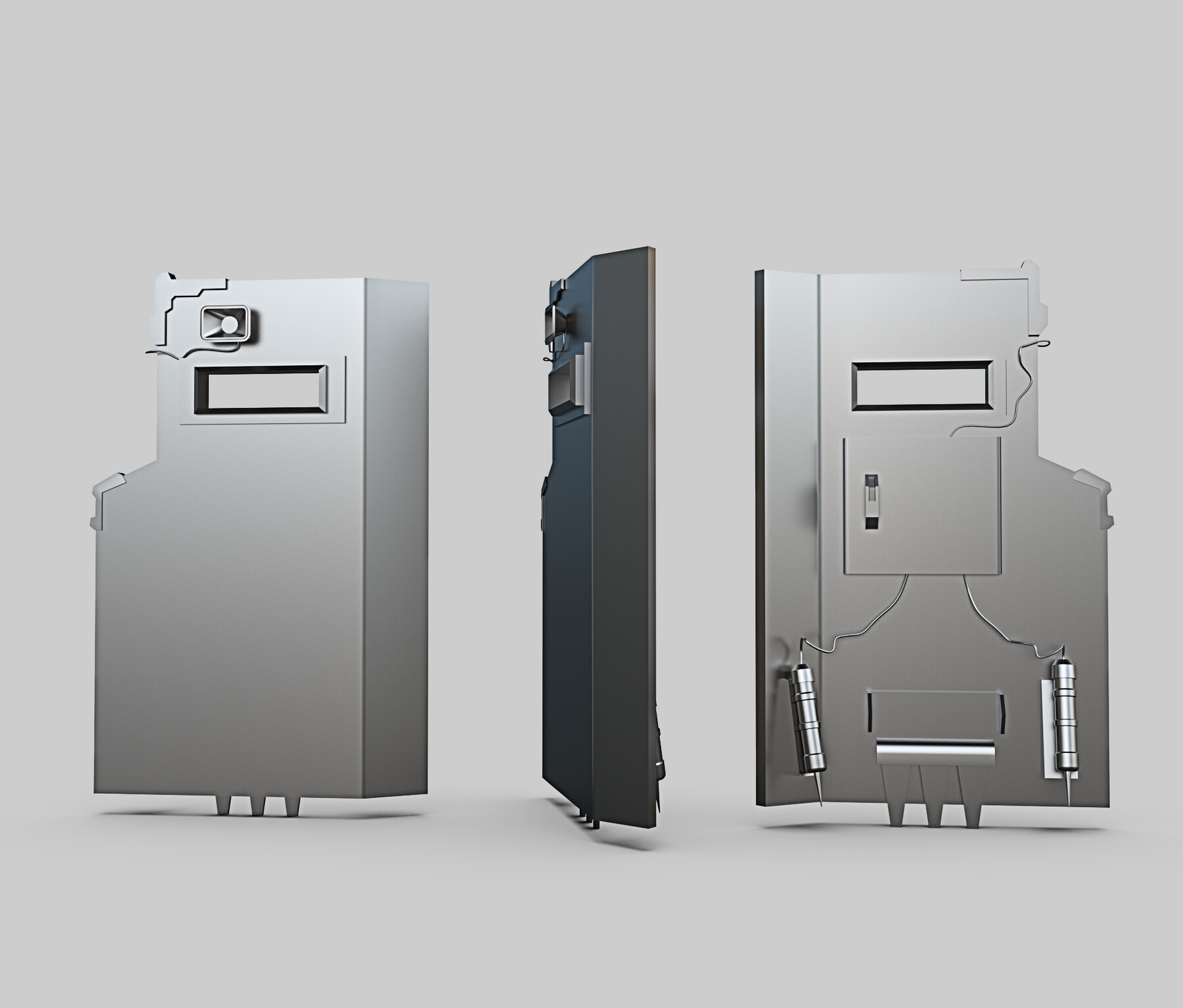 ArtStation - Sci-Fi Shield Base Mesh | Resources