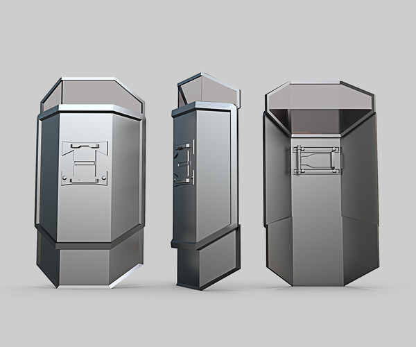 ArtStation - Sci-Fi Shield Base Mesh | Resources