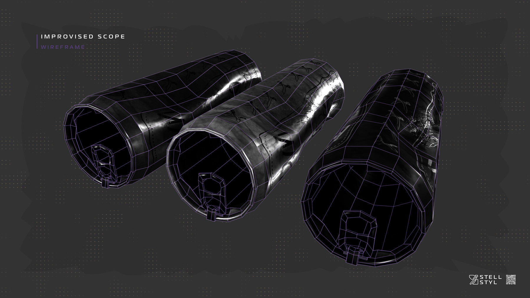 ArtStation - IMPROVISED STYLIZED SCOPE | STELL STYL | Resources