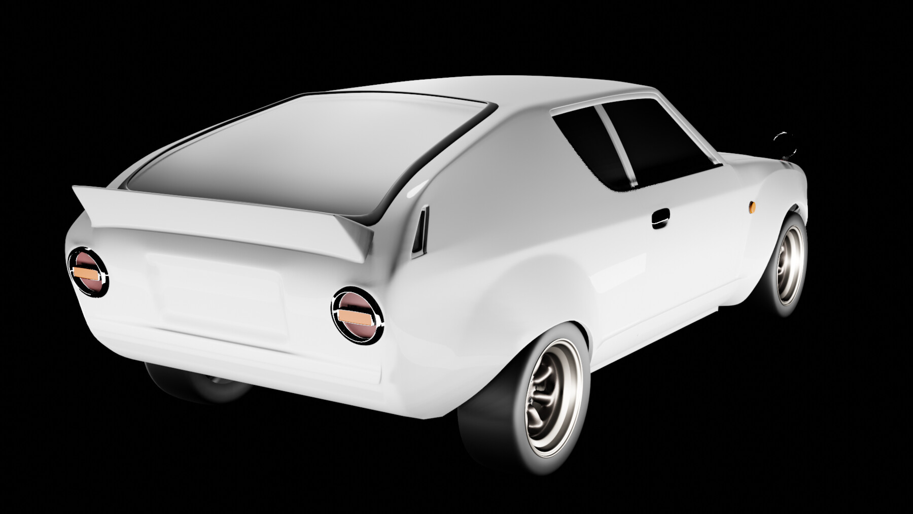 ArtStation - Nisann Cherry coupe Racing solid body | Game Assets