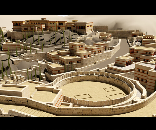 ArtStation - Mycenae- 3d Model | Resources