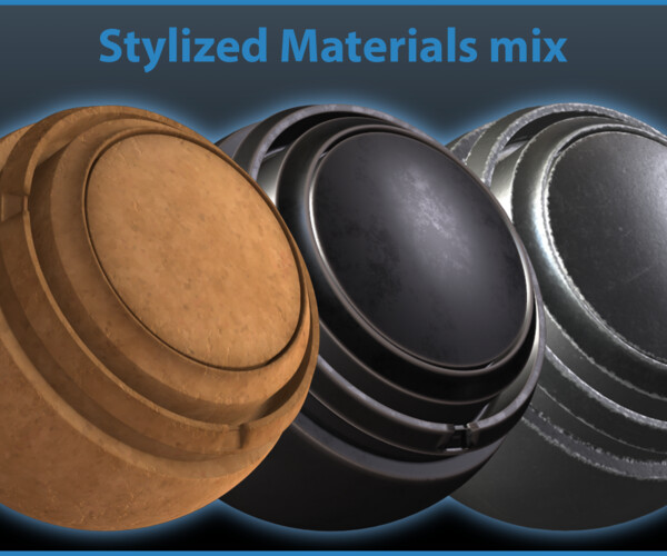 ArtStation - Stylized materials | Resources
