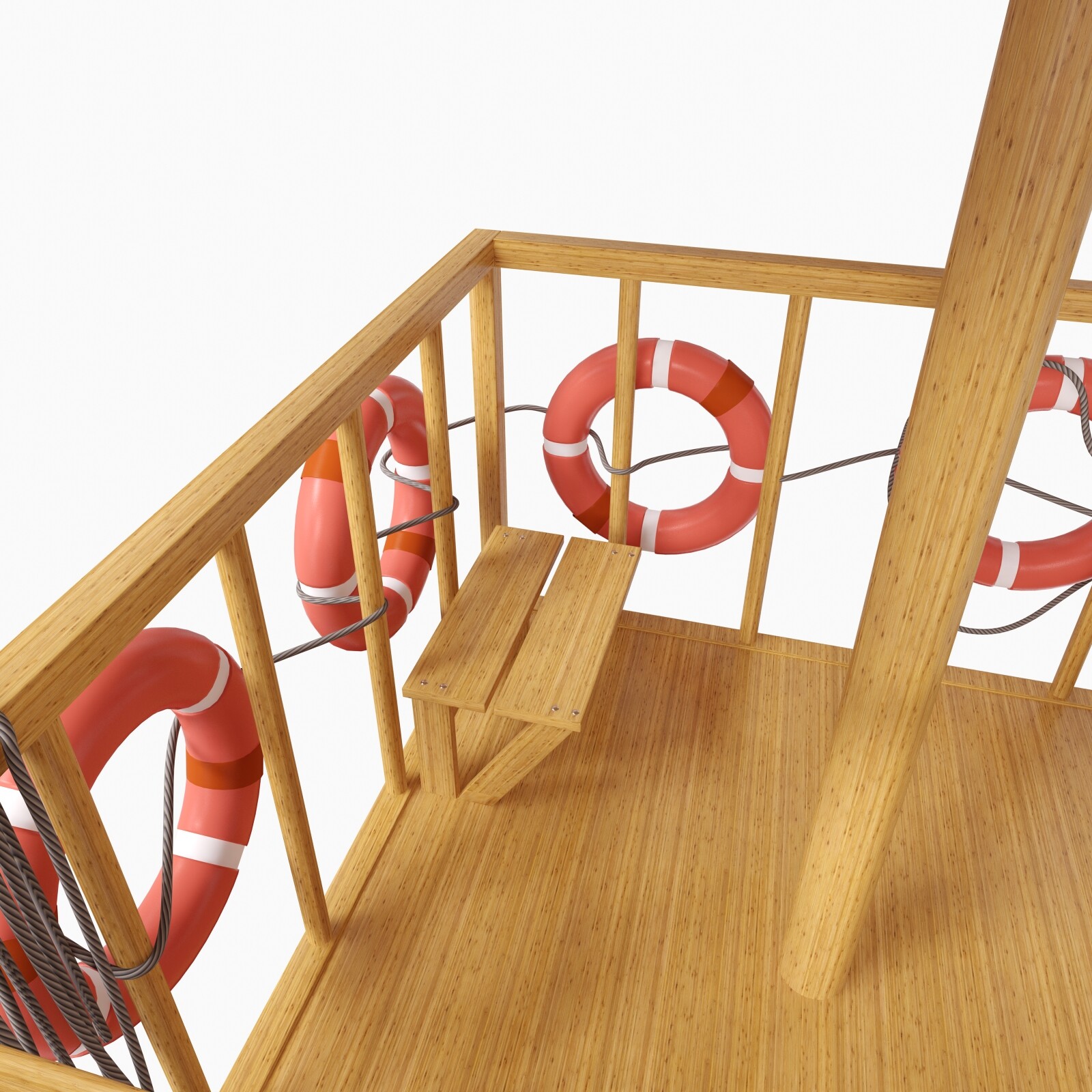 ArtStation - Beach Lifeguard-tower with lifeboy | Resources