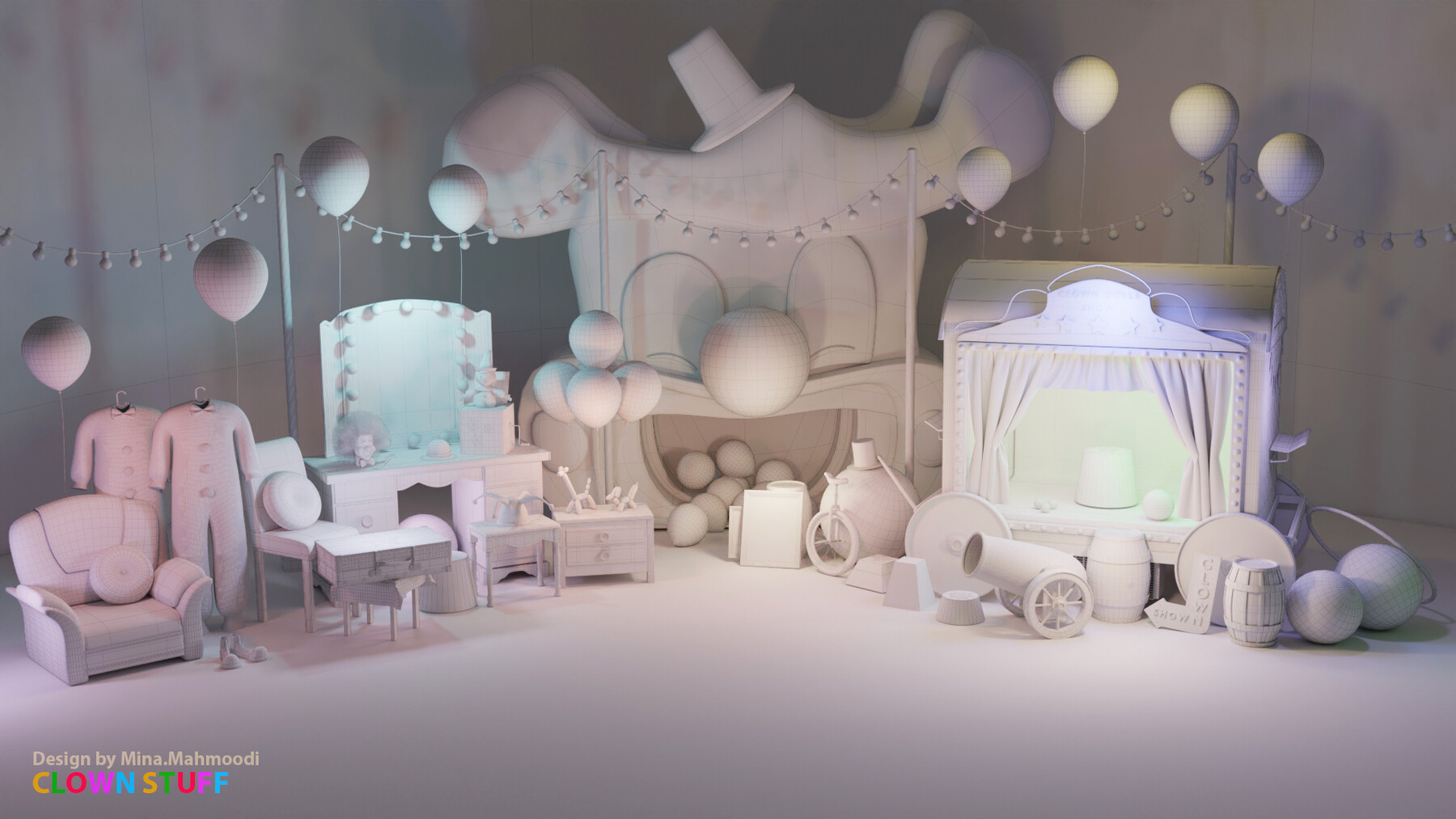 ArtStation - Clown Stuff | Game Assets