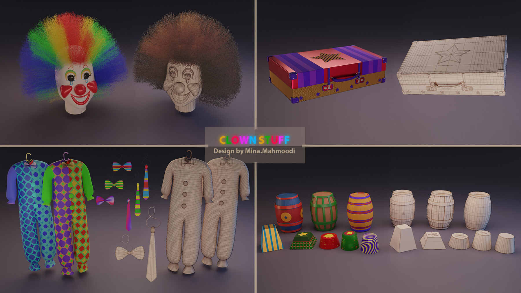 ArtStation - Clown Stuff | Game Assets
