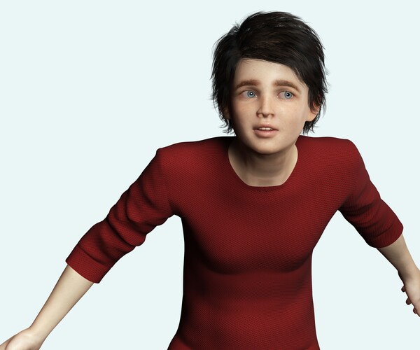 ArtStation - Realistic Boy Child | Game Assets