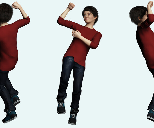 ArtStation - Realistic Boy Child | Game Assets