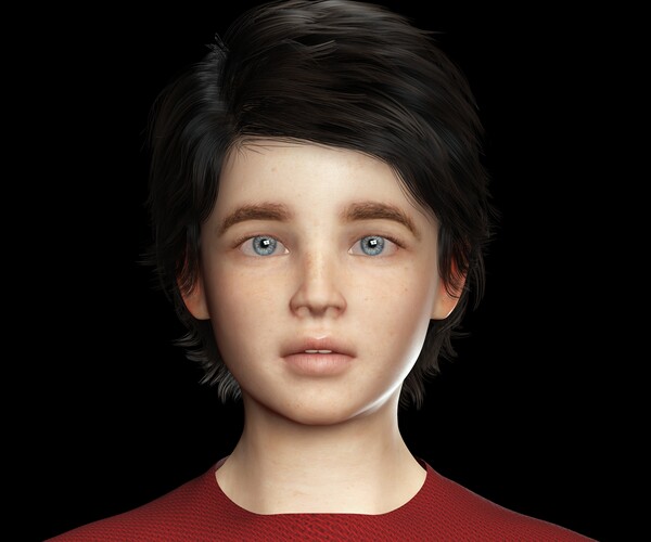 ArtStation - Realistic Boy Child | Game Assets