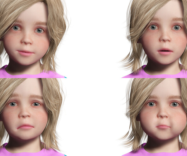 ArtStation - Realistic girl | Game Assets