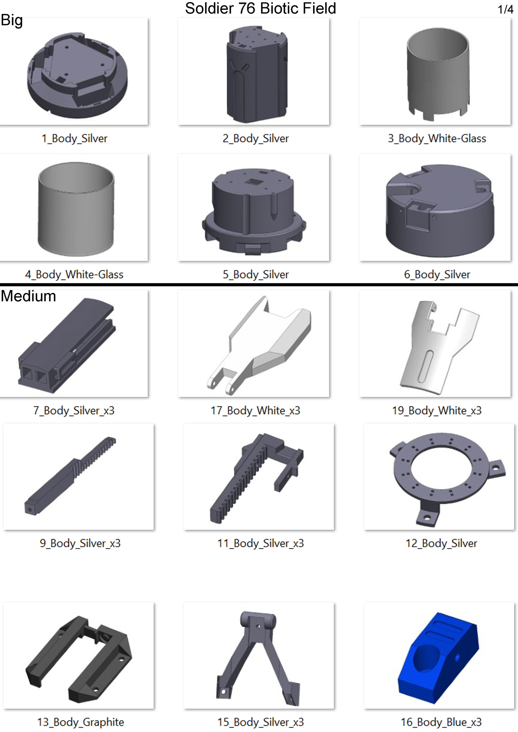 ArtStation - Soldier 76 Bionic Field - Overwatch - Printable 3d model - STL Files | Resources