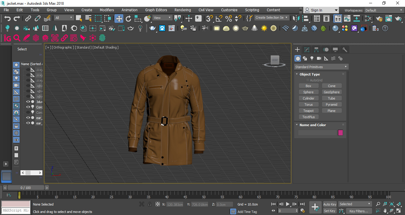 ArtStation - Mens jacket | Game Assets