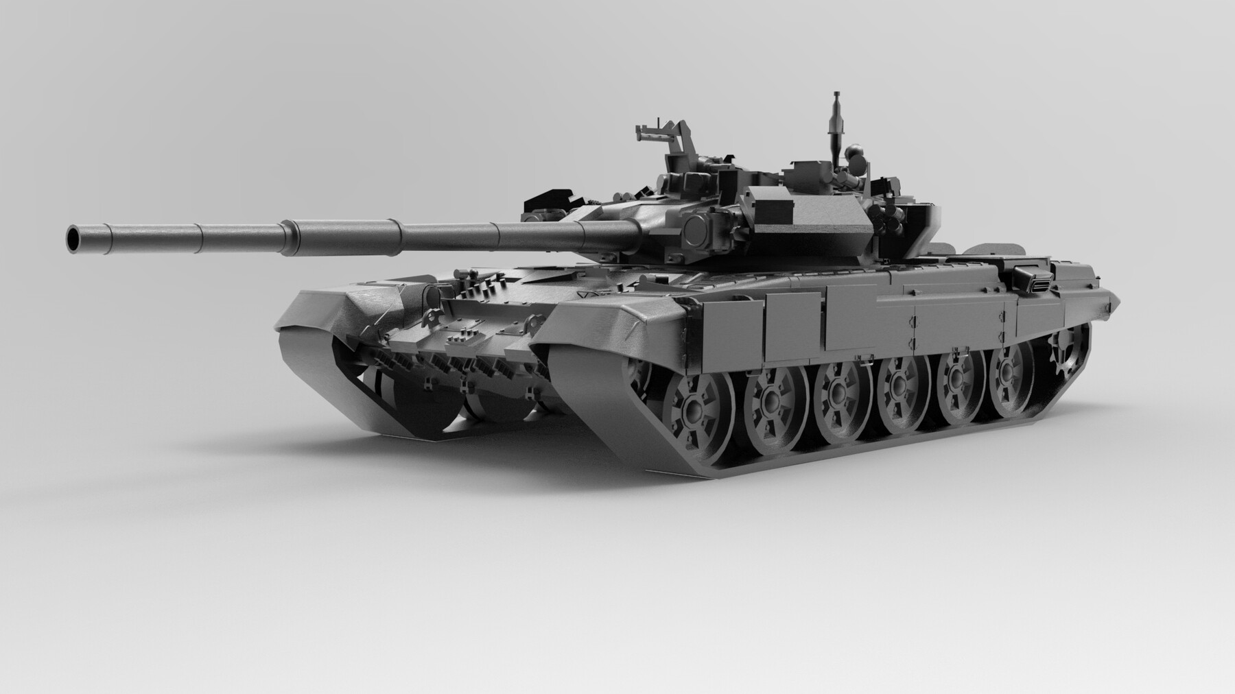 ArtStation - T90 A | Game Assets