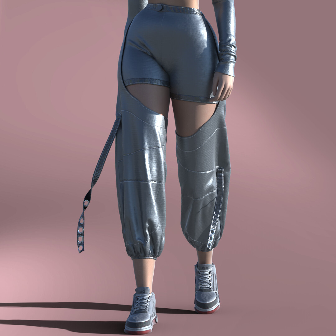 ArtStation - Girl's Outfit 2 / Marvelous Designer / CLO3D project file ...