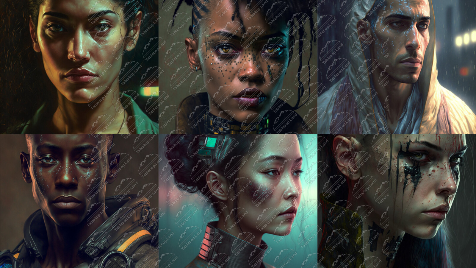 ArtStation - 103 SciFi Portraits Pack | Artworks
