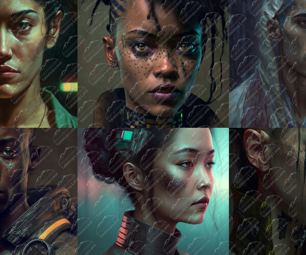 ArtStation - 103 SciFi Portraits Pack | Artworks