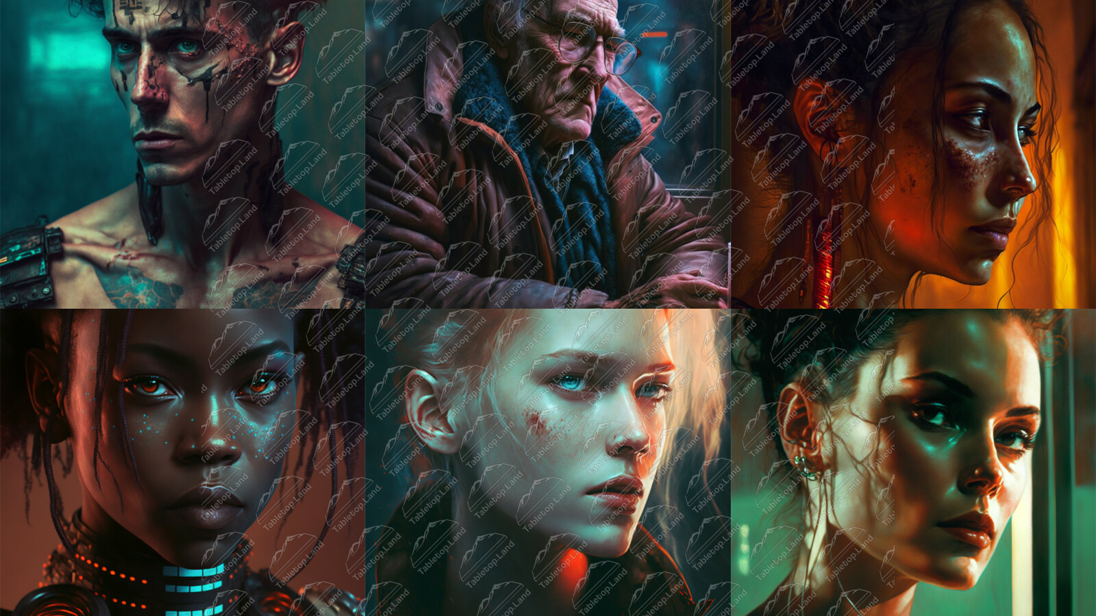 ArtStation - 103 SciFi Portraits Pack | Artworks