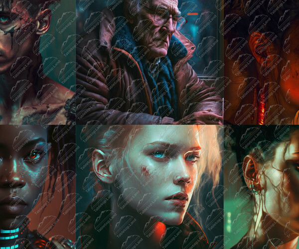 ArtStation - 103 SciFi Portraits Pack | Artworks