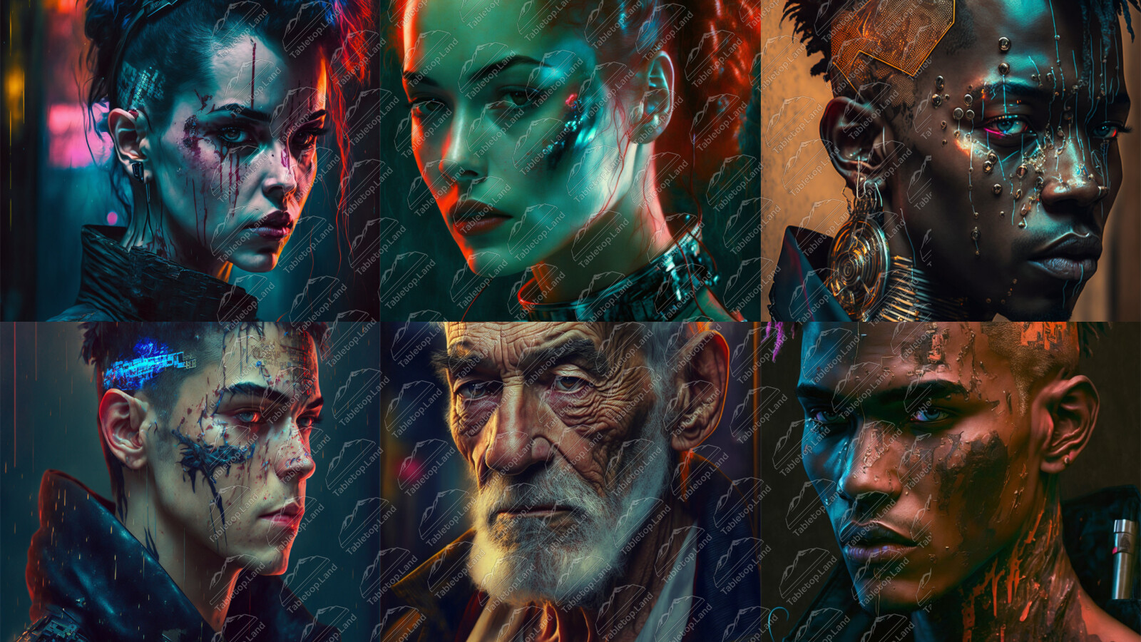ArtStation - 103 SciFi Portraits Pack | Artworks
