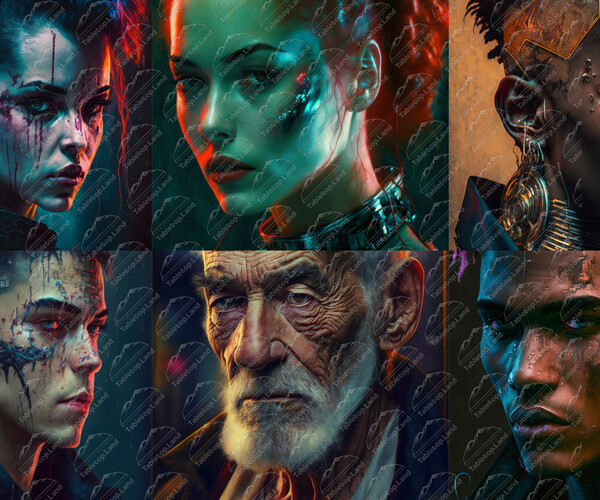 ArtStation - 103 SciFi Portraits Pack | Artworks