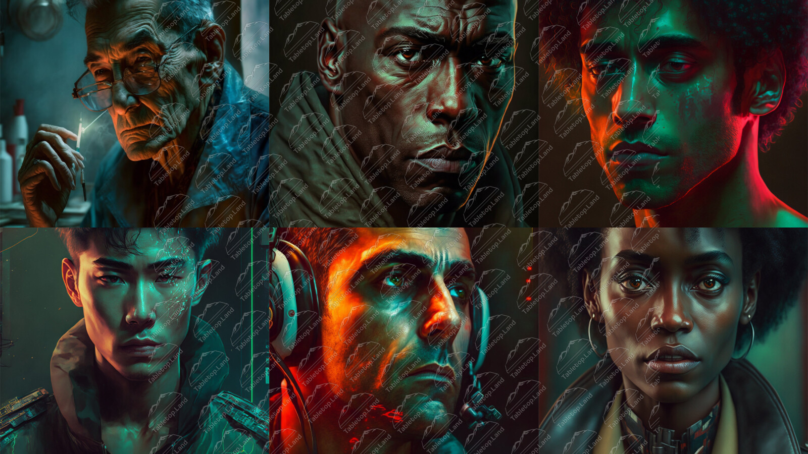 ArtStation - 103 SciFi Portraits Pack | Artworks