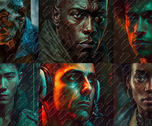 ArtStation - 103 SciFi Portraits Pack | Artworks