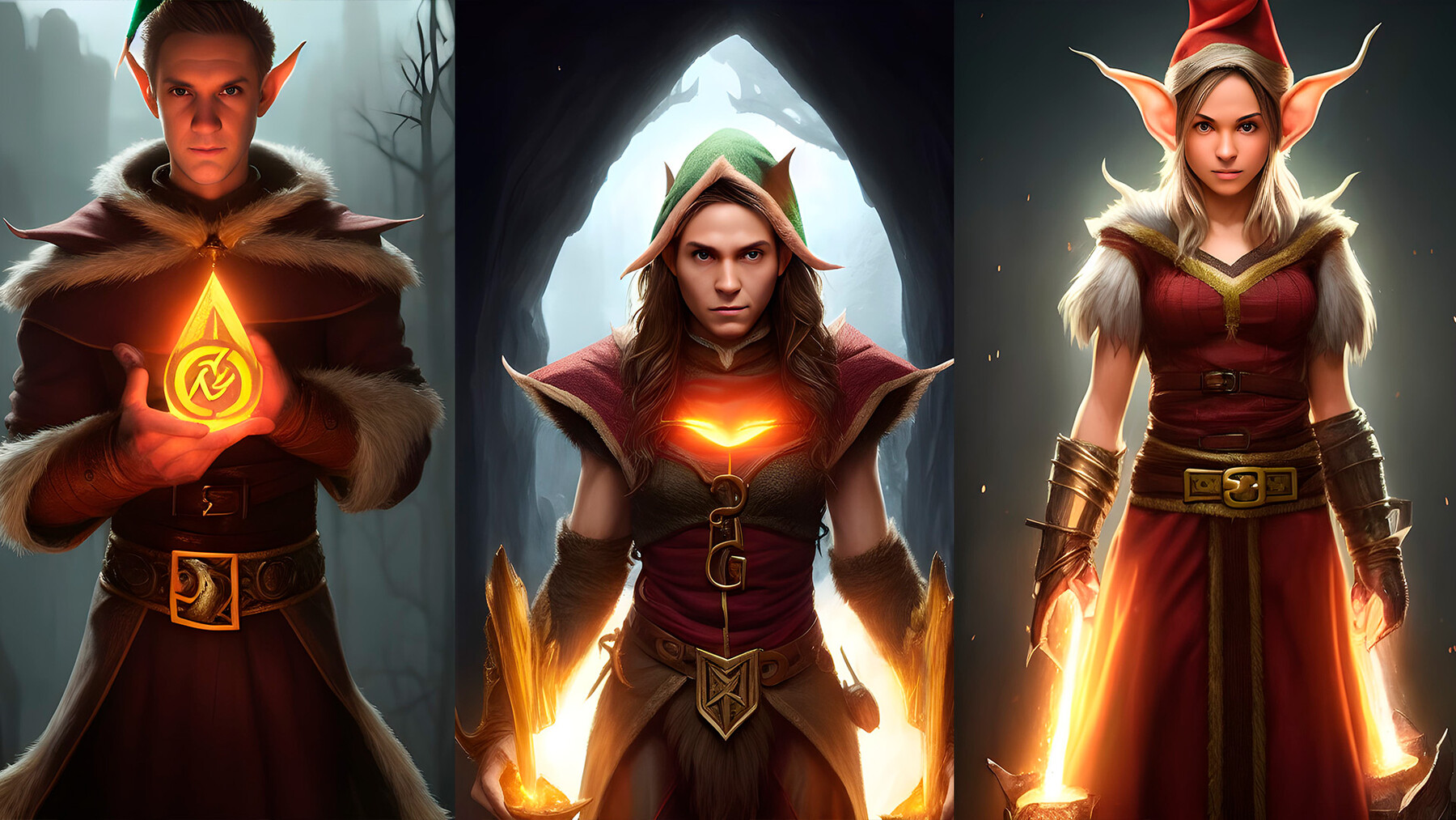 ArtStation - Pack of fantasy characters portraits, LOR, D&D, gameart ...